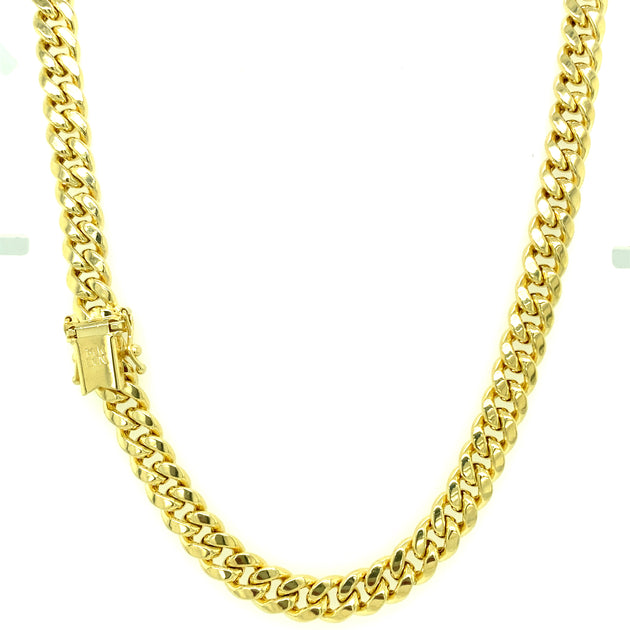 Semi Solid Miami Cuban Chain – Melvin H Joyeria